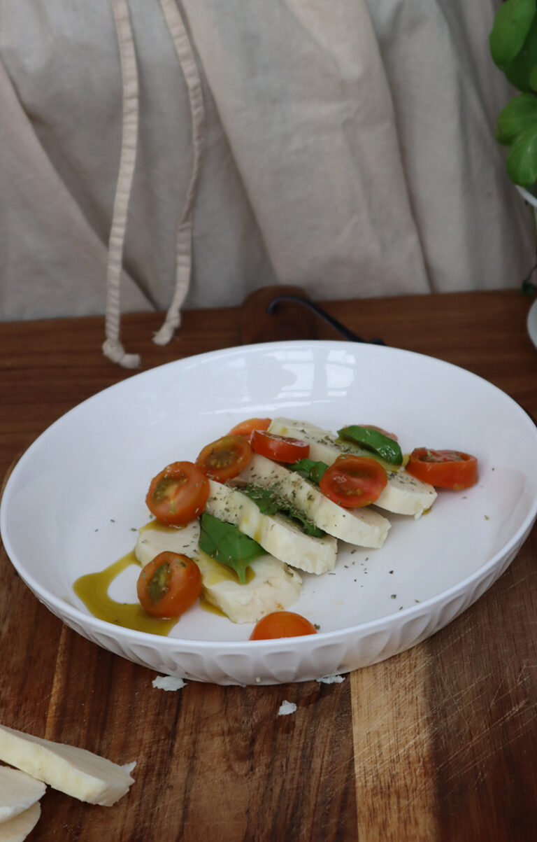 Mozzarella vegana fatta in casa